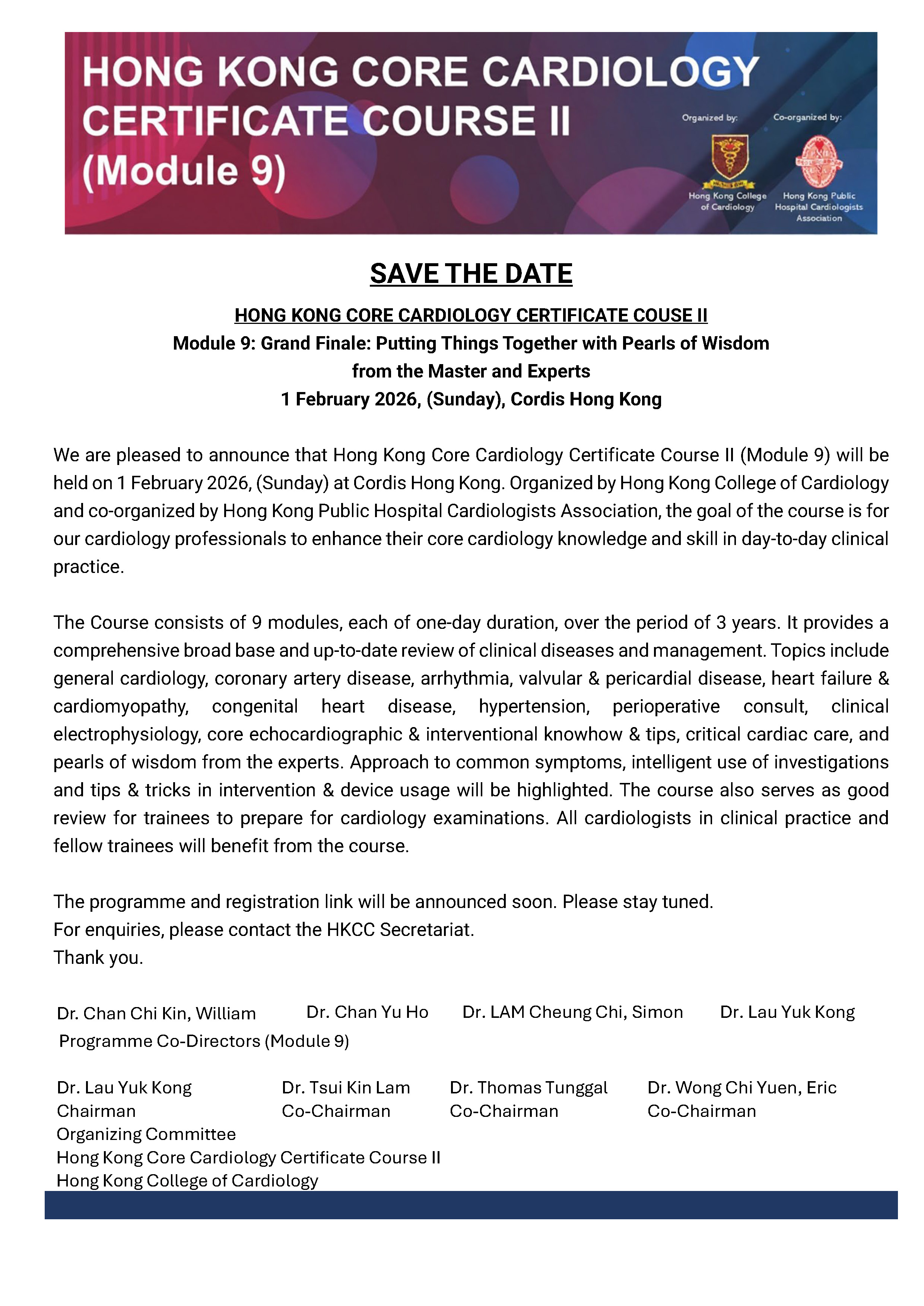 Hong Kong College of Cardiology